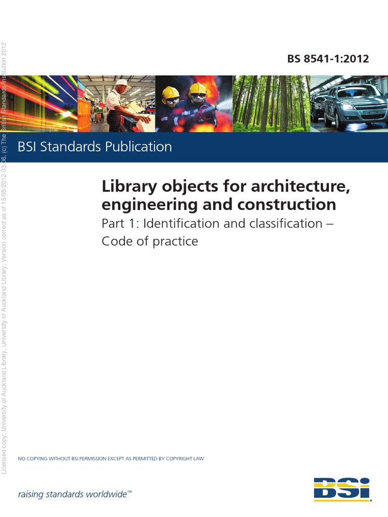 BS 8541-1-2012 | PDF | Building Information Modeling | Specification ...
