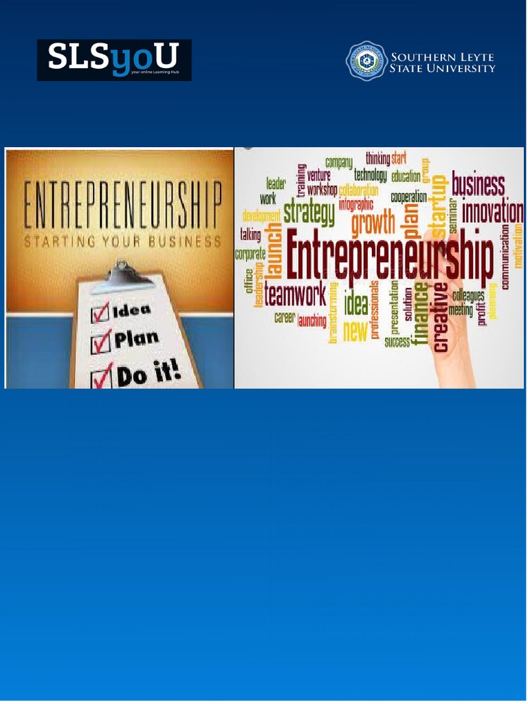 Entrep Module 1234 2021 Second Sem Final | PDF | Entrepreneurship | Small And Medium Sized ...