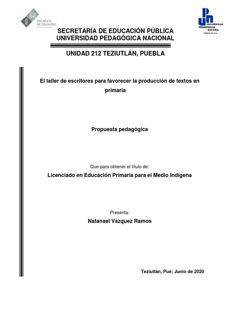 El Taller de Escritores para Promover La Escritura de Textos en ...