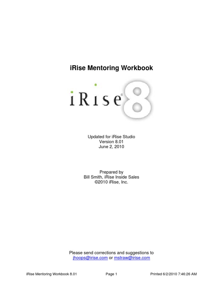Mentoring Workbook v8 01 | PDF | Hyperlink | Software