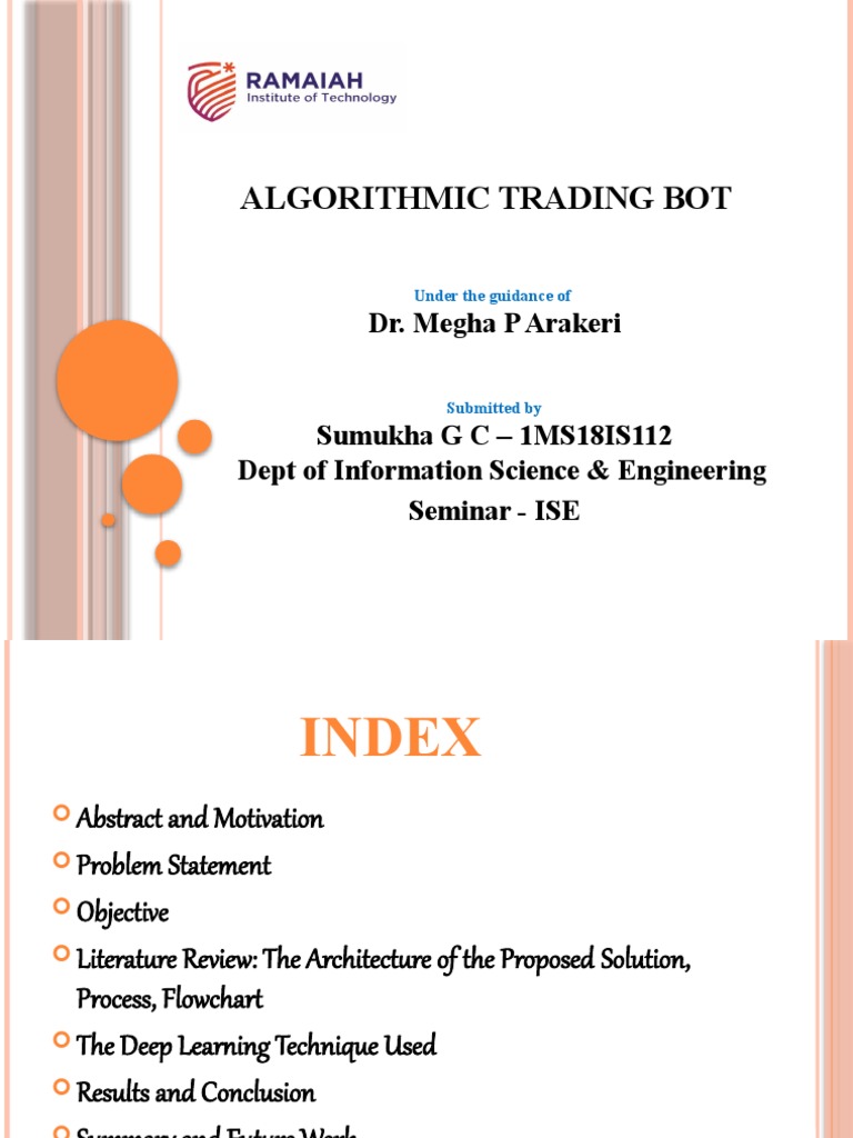 Algo Bot | PDF | Algorithmic Trading | Algorithms