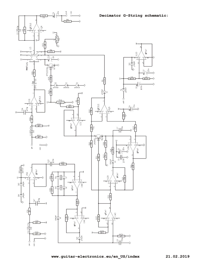 Decimator G String ENG | PDF | Electrical Engineering | Electricity