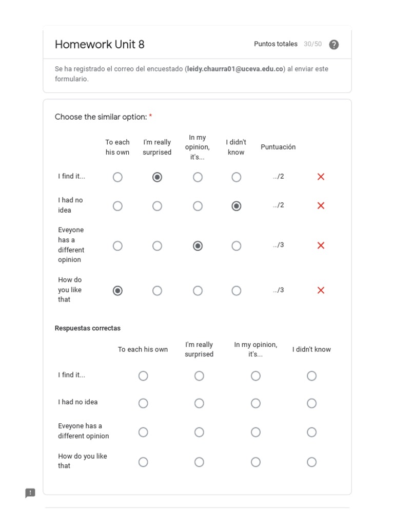 Homework Unit 8 | PDF