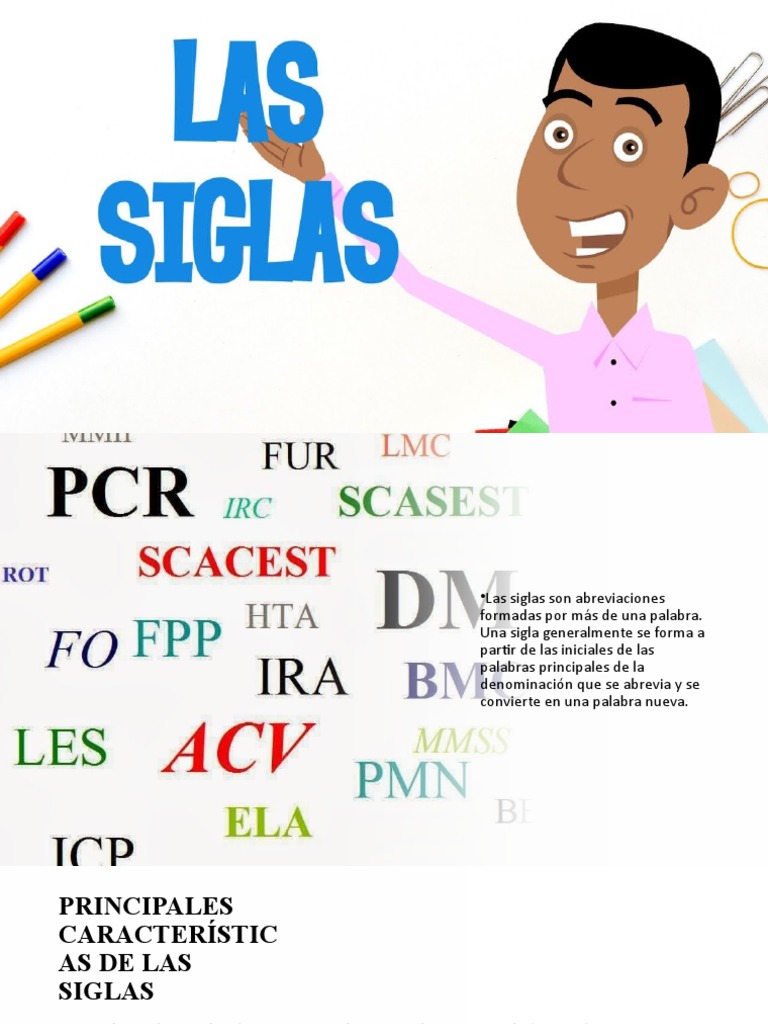 Características de Siglas y Acrónimos | PDF | Acrónimo | Caso de carta