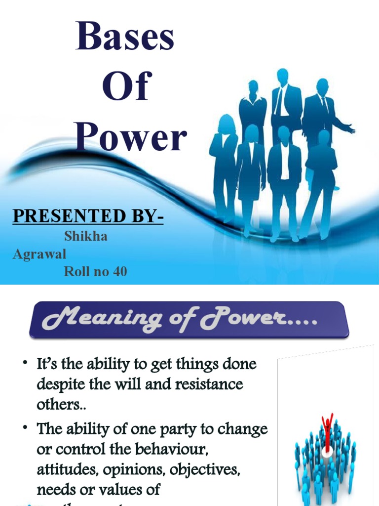 Bases of Power | Download Free PDF | Nature | Cognition