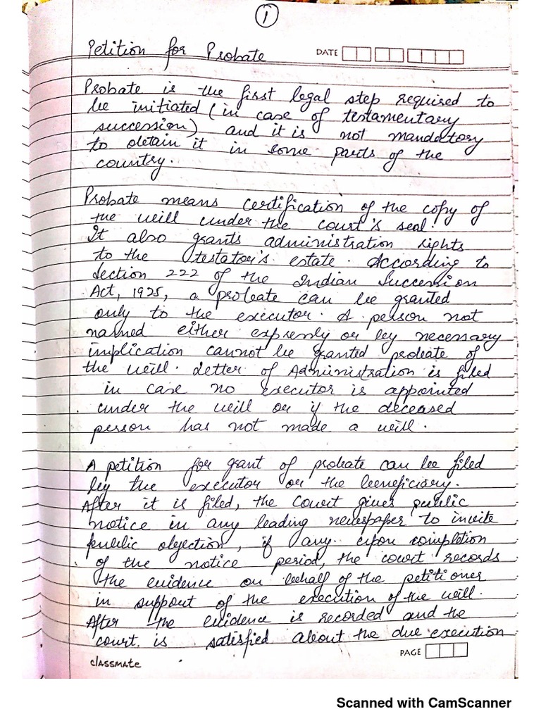 Petition For Probate | PDF