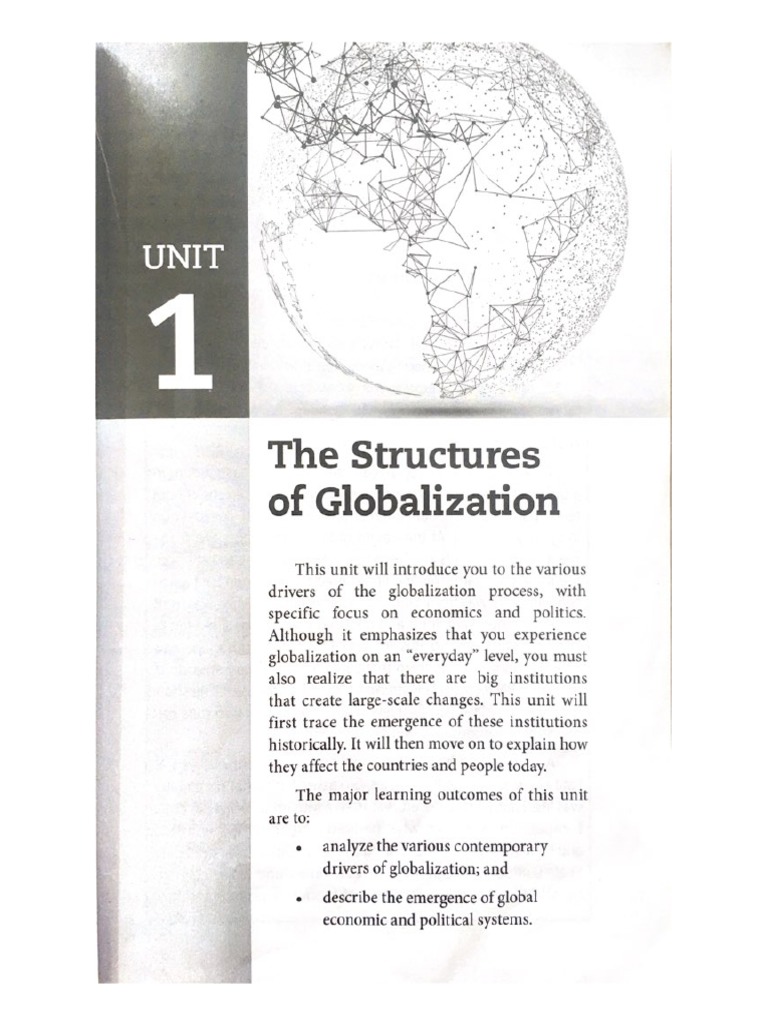 1 The Structures of Globalization by Claudio and Abinales | PDF