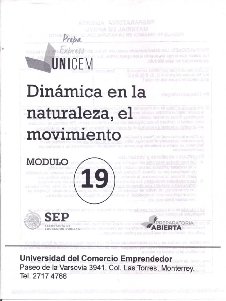 Prepa Express Modulo 19 | PDF