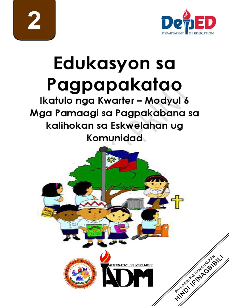 ESP2 - Q3 - MOD6 - Mga Pamaagi Sa Pagpakabana Sa Kalihokan Sa ...