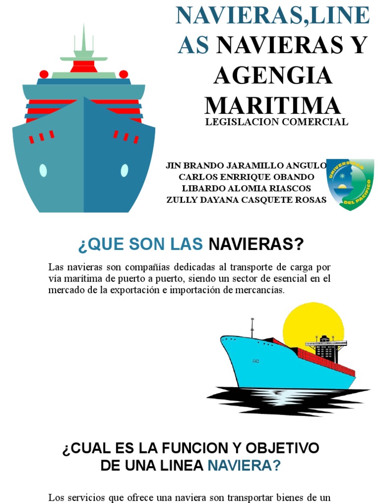 Navieras, Lineas Navieras y Agencias Maritimas | PDF