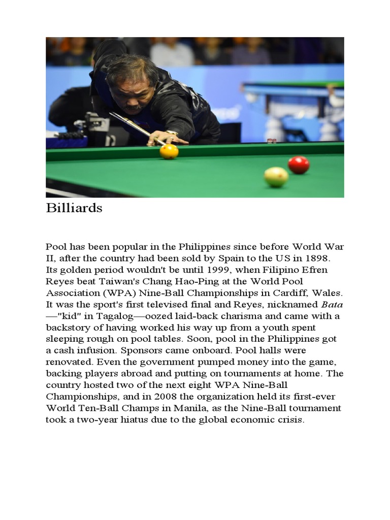 Billiards | PDF