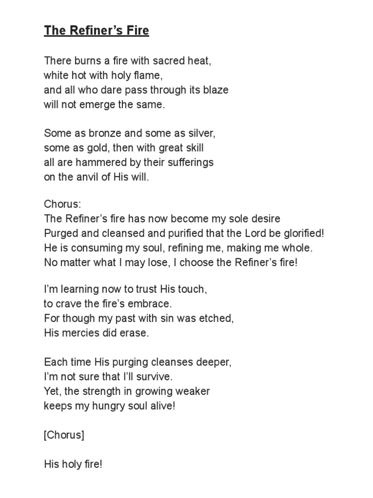 The Refiner's Fire | PDF