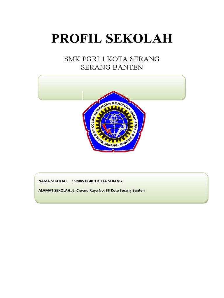Profil SMK Pgri 1 Kota Serang 2019 | PDF