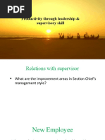 Basic Supervisory Skills | PDF | Supervisor | Leadership