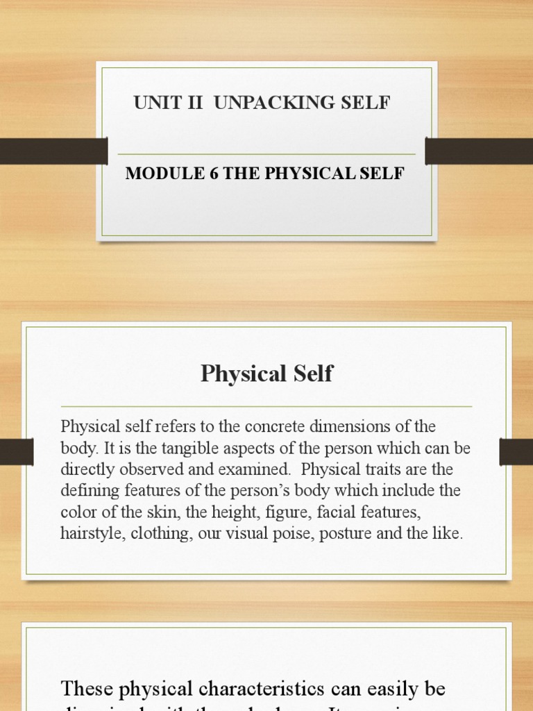 UTS Module 6 | PDF | Attitude (Psychology) | Self Concept