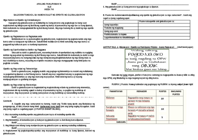 Ap10 Q2 Week7 8 | PDF