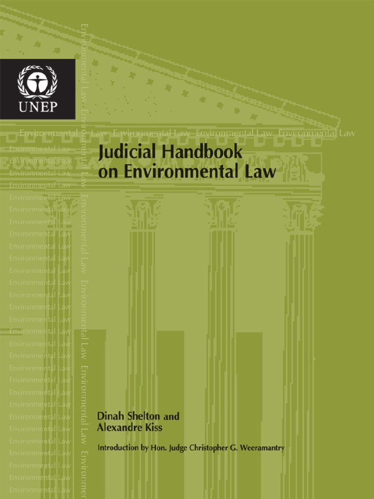 Judicial Handbook in Environmental Law | PDF | Environmental Law ...