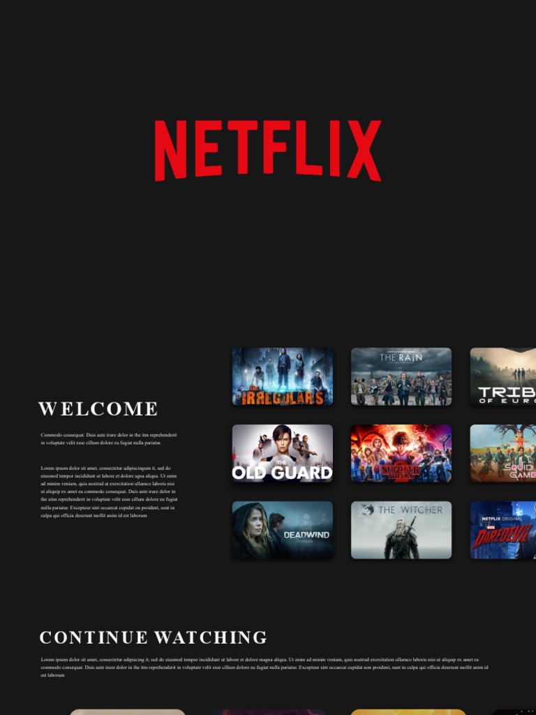 Netflix Templates | PDF
