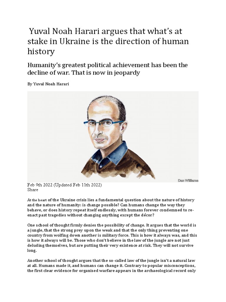 Yuval Noah Harari - Ukraine & Russia | PDF | Ukraine | Soviet Union