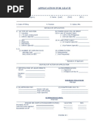 Annual Leave Form 2024 | PDF