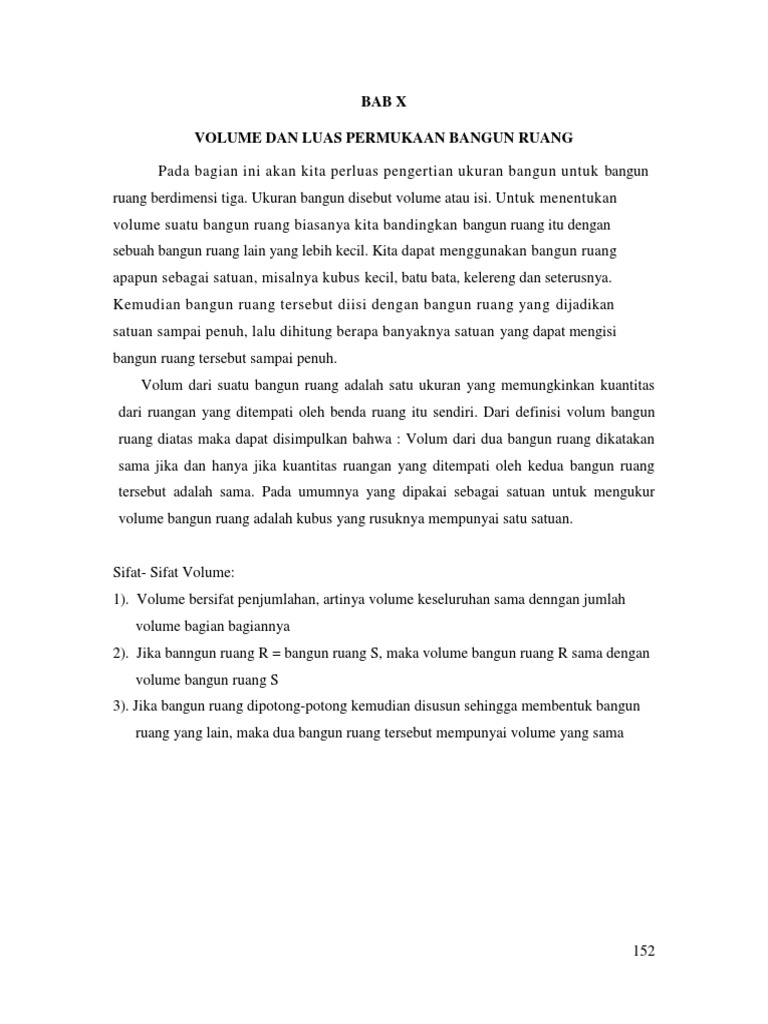 Volum Dan Luas Bangun Ruang 3 | PDF | Sains & Matematika