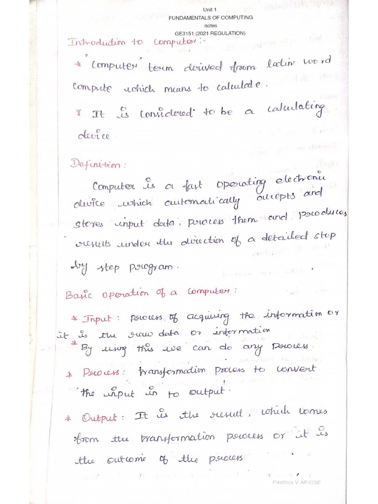 Ge3151 Unit 1 Full Notes | PDF