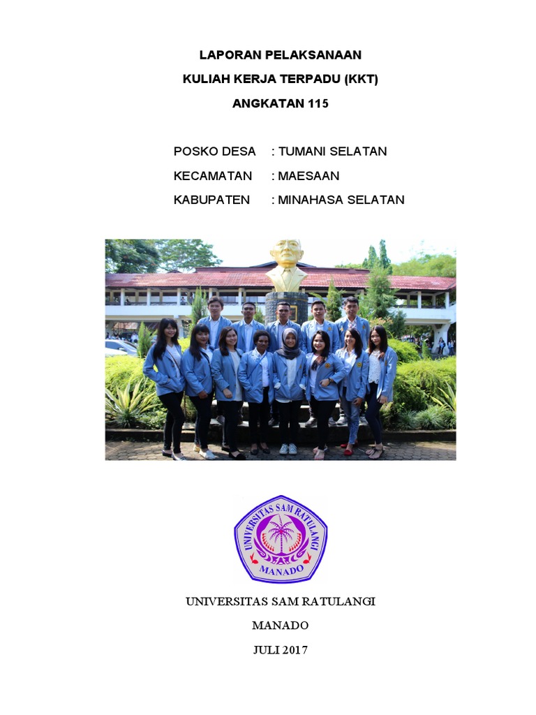 Laporan KKT Posko Desa Tumani Selatan | PDF