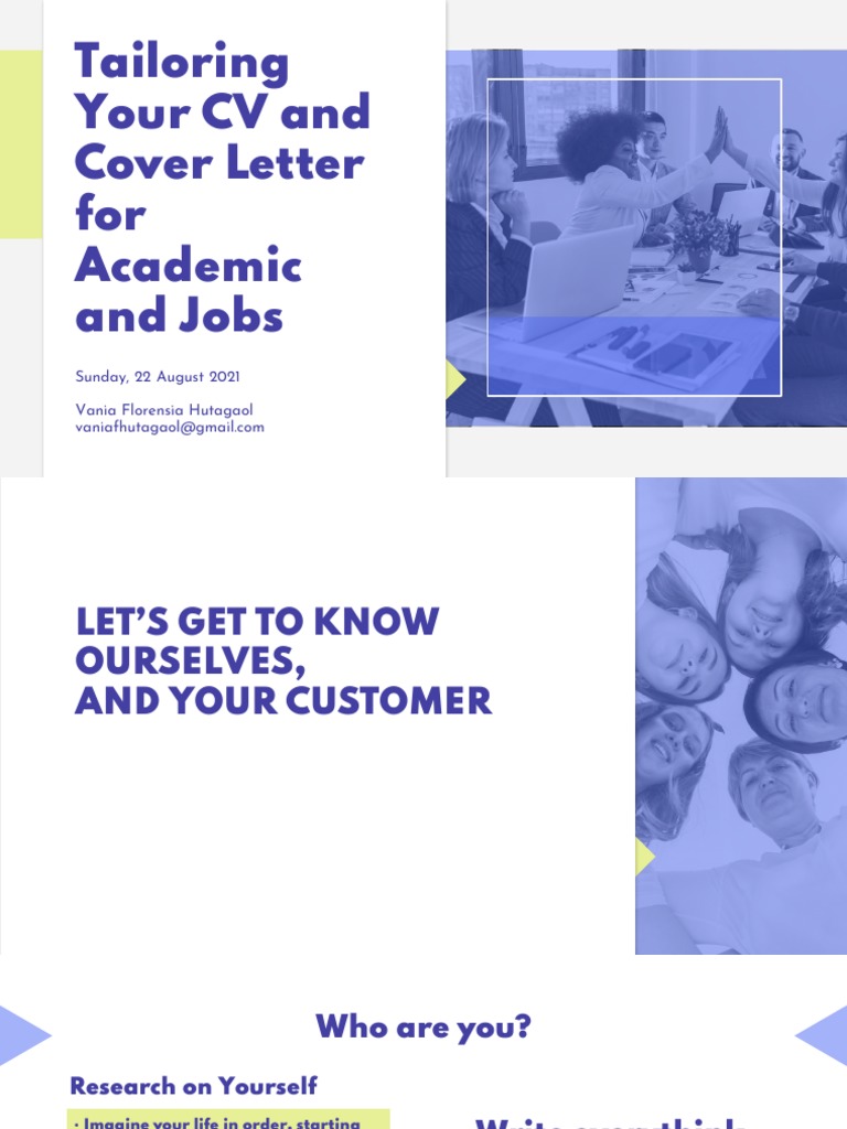UGM - CV and Cover Letter Guide (Aug 22) - Shared | PDF | Thesis ...