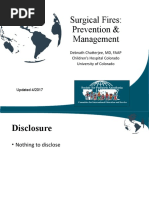 Fire Risk Assessment Tool for Surgery | PDF
