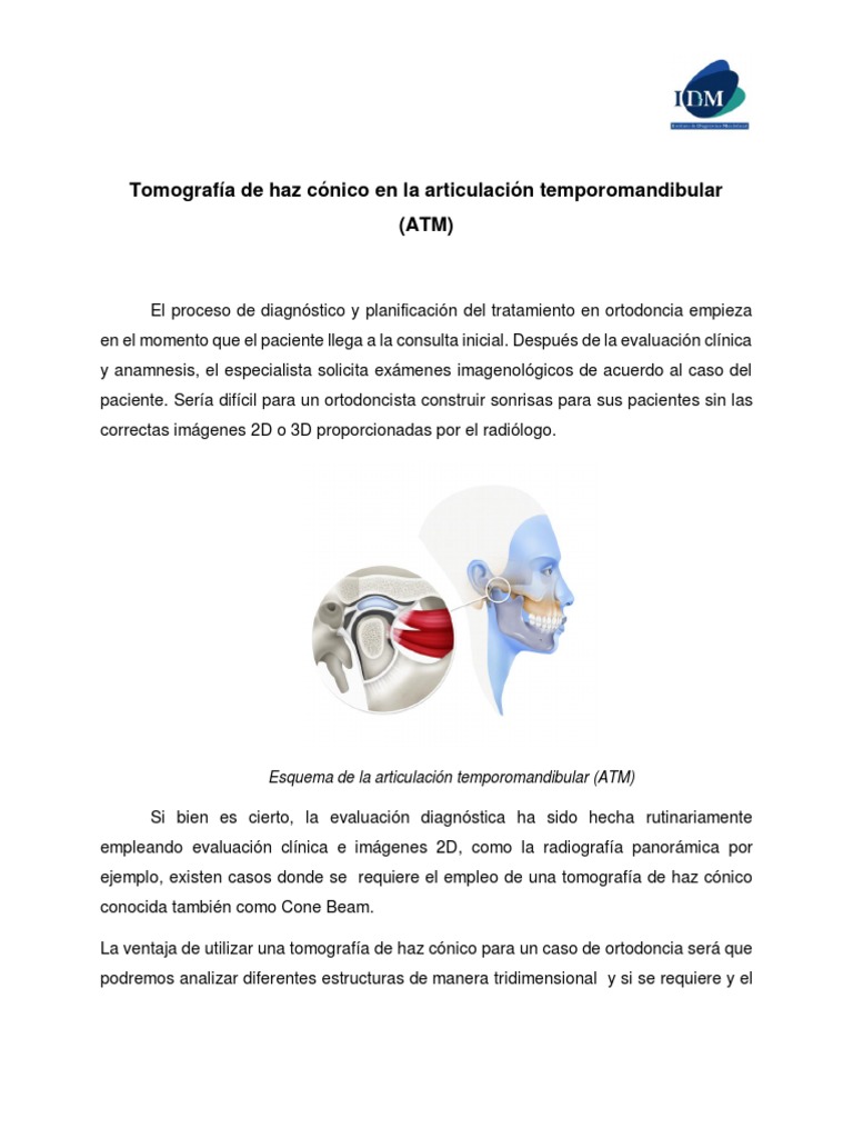 ATM Tomografia | PDF | Hueso | Imagen de resonancia magnética