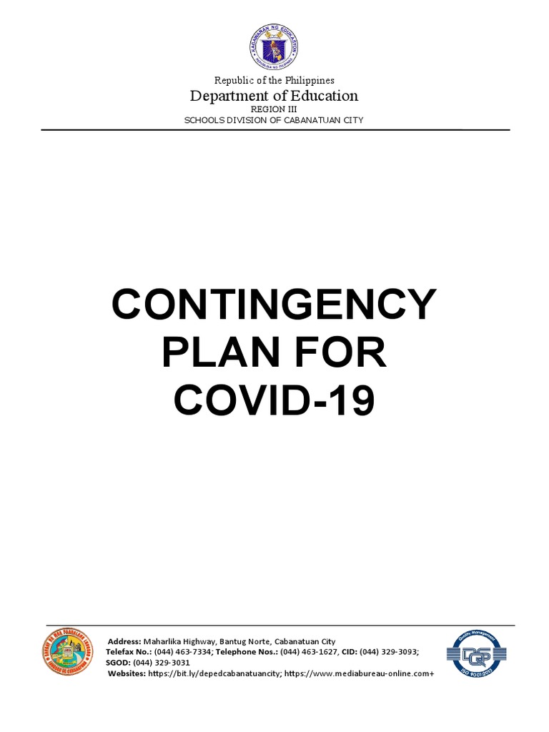 Sample Cab City Conplan For Covid 19 | PDF | Incident Command System ...