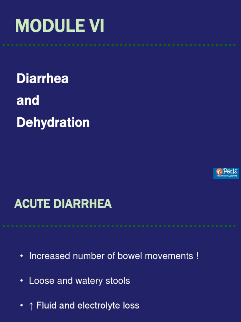 Diarrhea Dehydration | PDF | Diarrhea | Dehydration