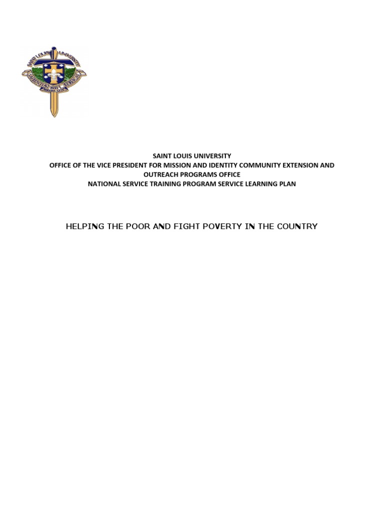 Service Learning Plan | PDF
