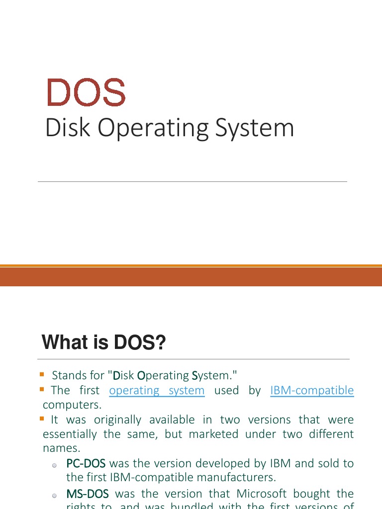 Module2 Dos Pdf Command Line Interface Computer File 2872