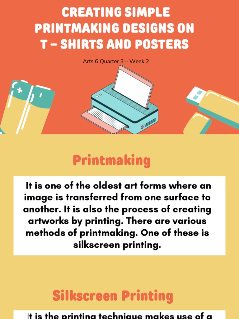 Simple Printmaking for T-Shirts & Posters | PDF | Camera | Printmaking