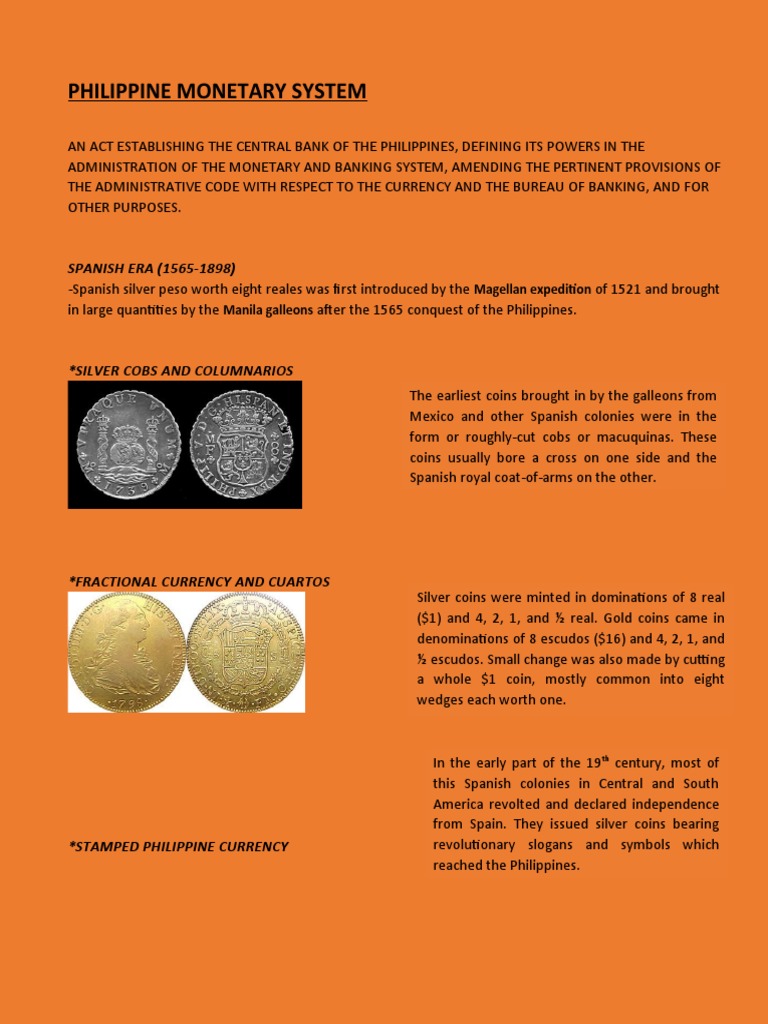 Philippine Monetary System | PDF | Money | International Finance