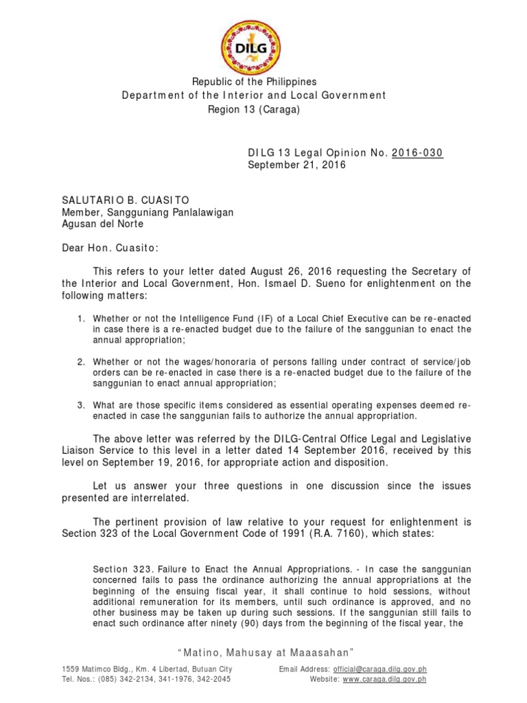 DLO 2016-030 - Confidential Fund | PDF | Expense | Budget