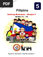 Filipino Melcs Grade 5 | PDF