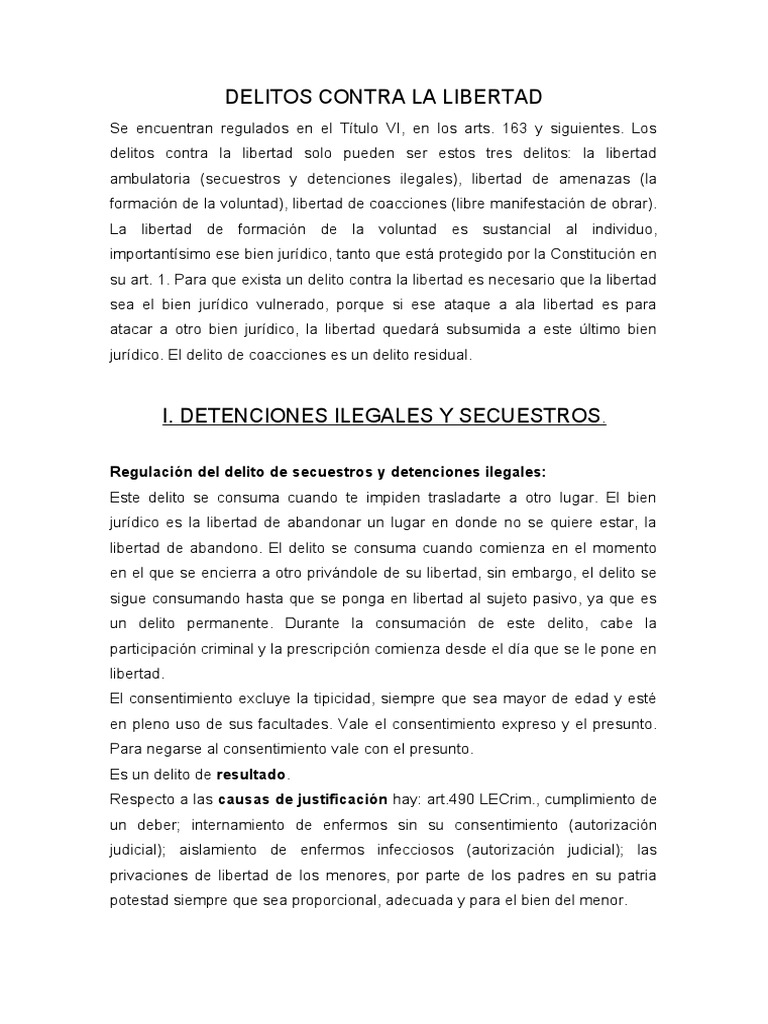 5 Esquema Libertad | PDF | Castigos | Secuestro