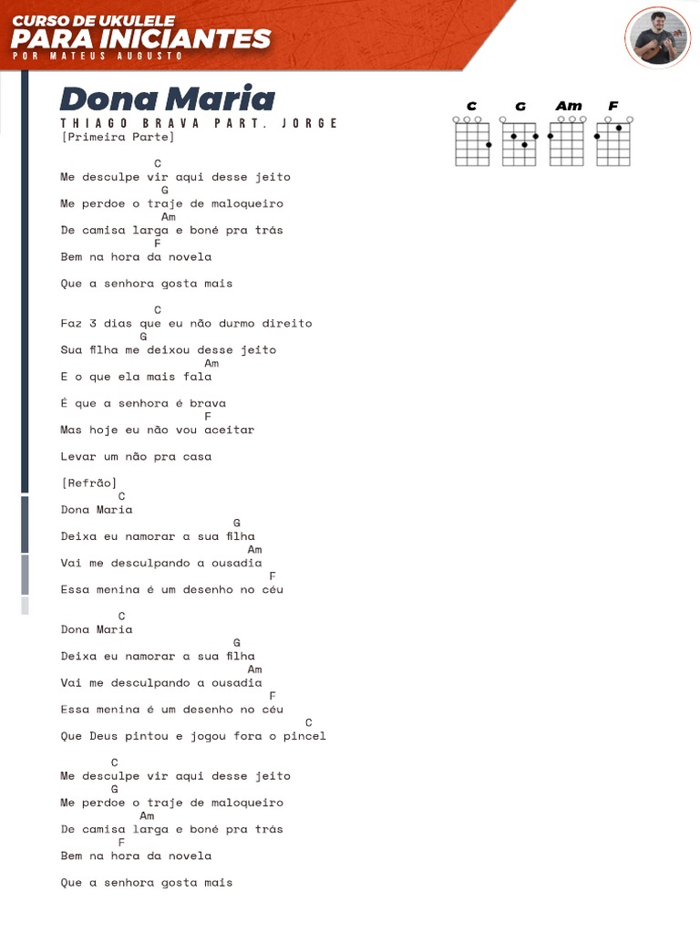 Dona Maria - Cifra | PDF