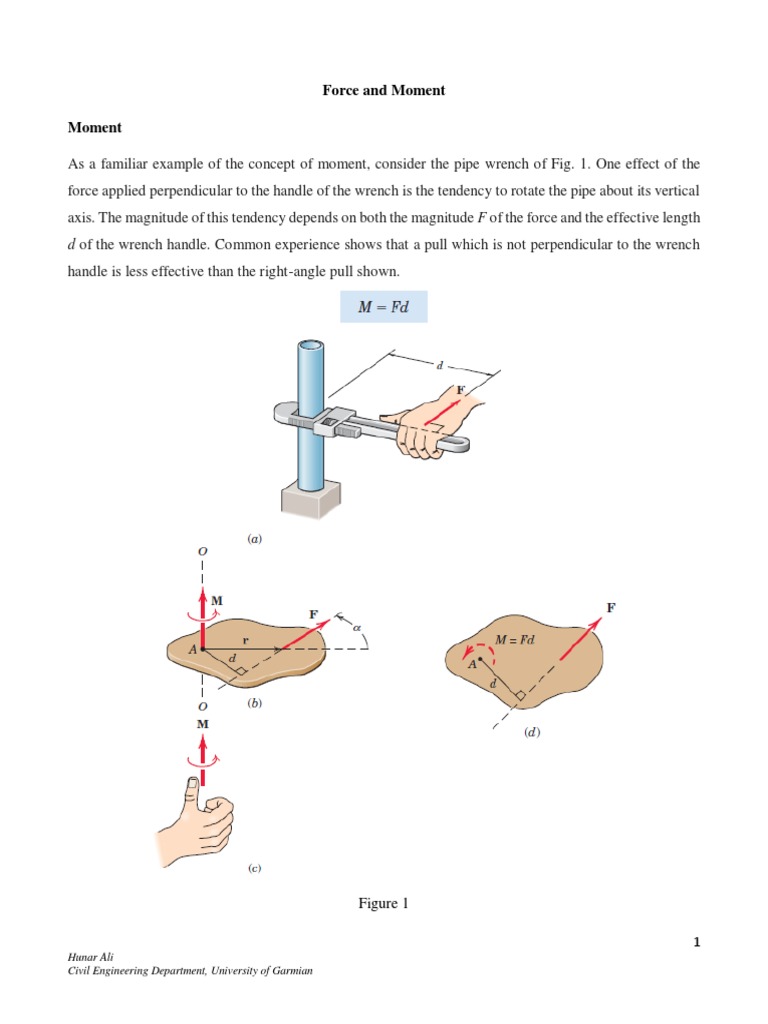 Understanding Moments in Civil Engineering | PDF | Force | Torque