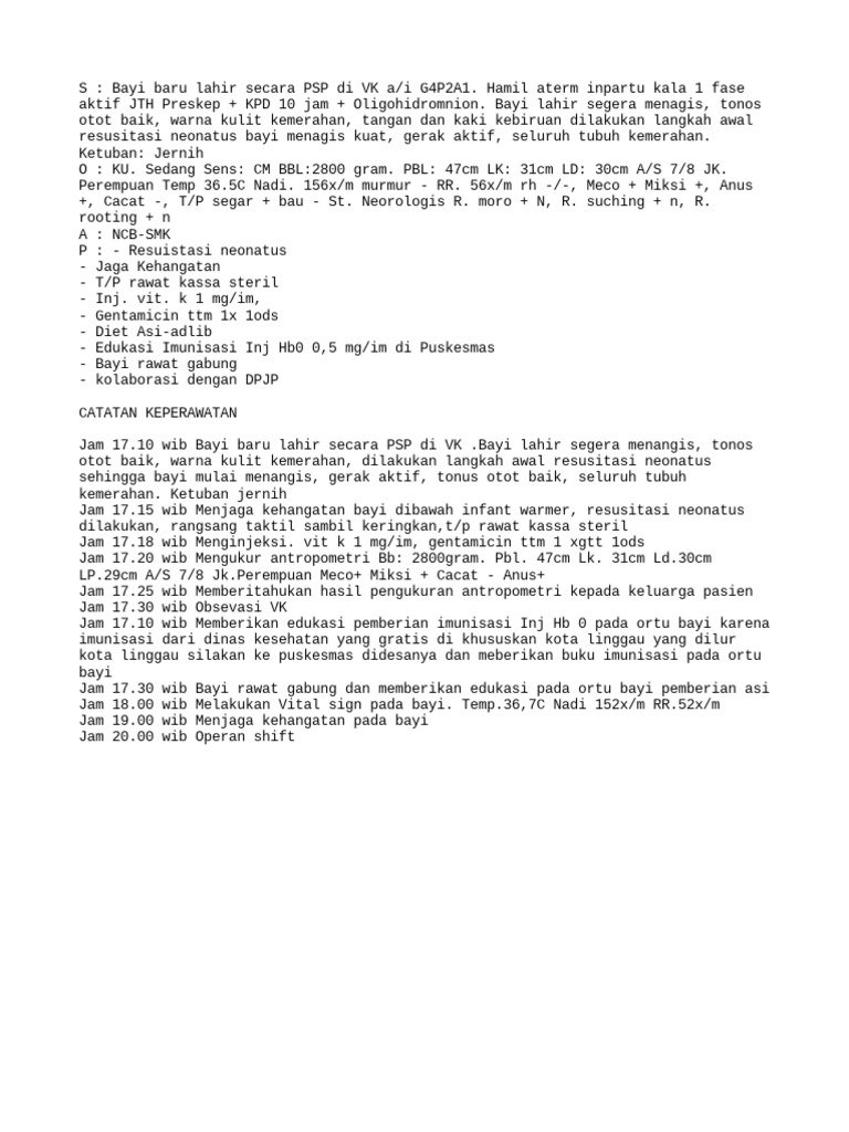 Soap BBL NCB - SMK | PDF