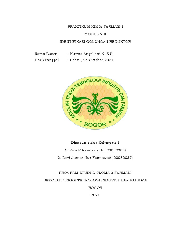 Identifikasi Reduktor dengan Reagen Benedict | PDF