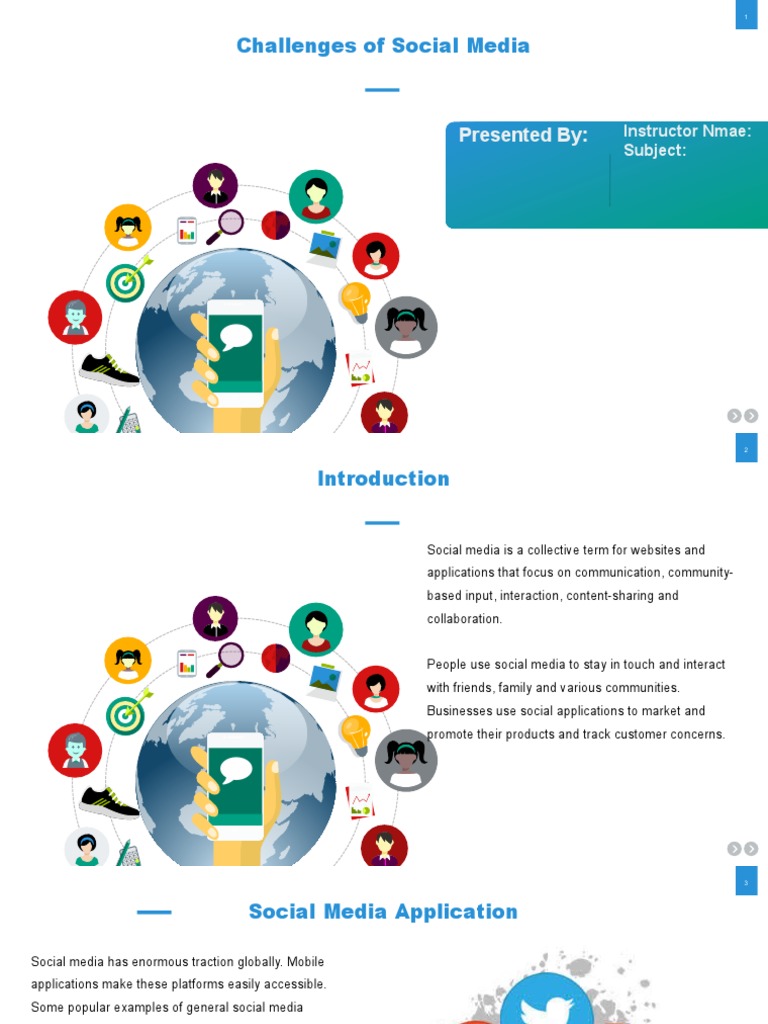 Challenges of Social Media (PP) | PDF | Social Media | Popular Culture ...