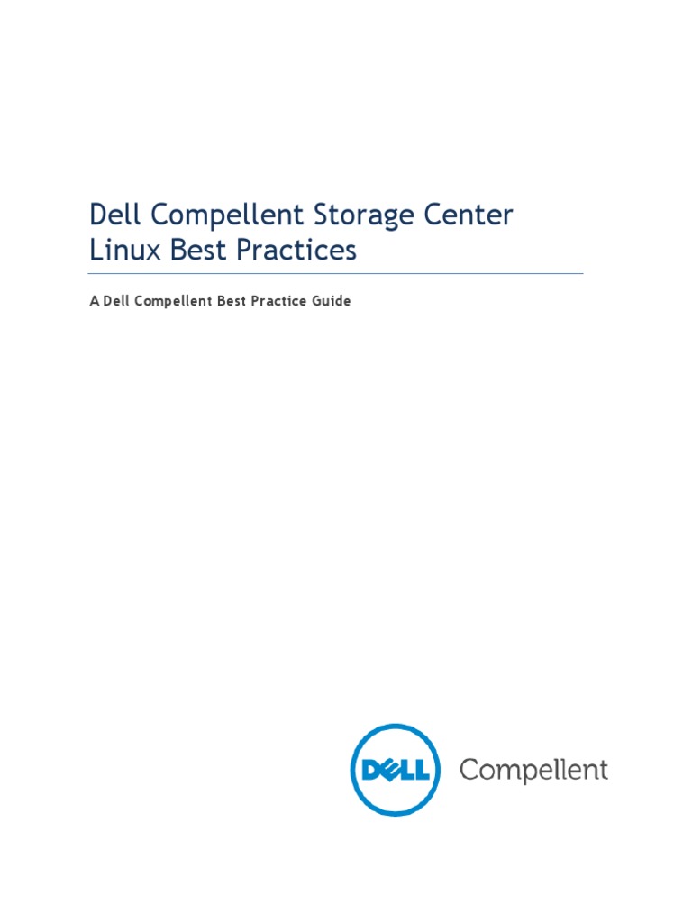 Compellent Storage Center Linux Best Practices | PDF | File System ...