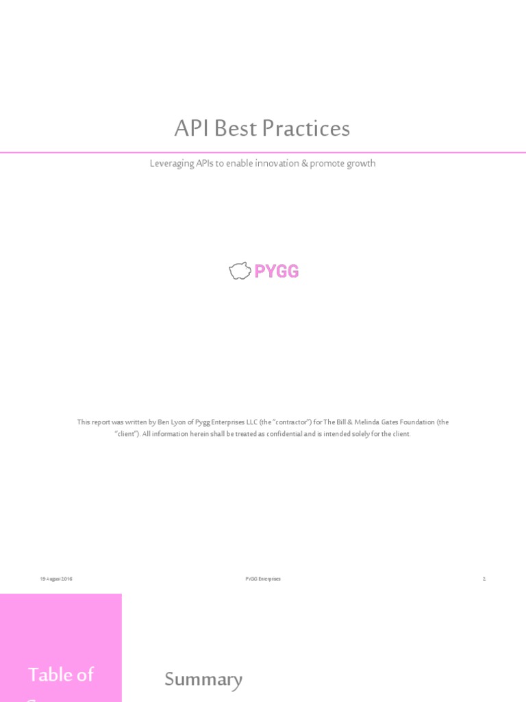 API Best Practices | PDF | Service Oriented Architecture | Authentication