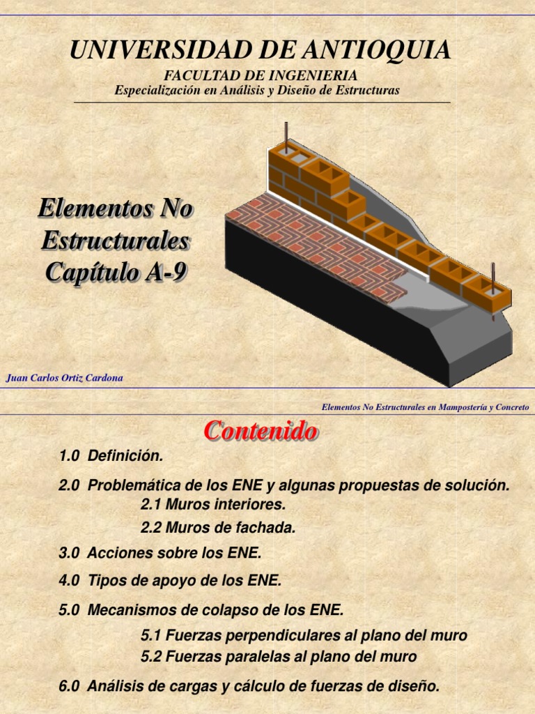 Elementos No Estructurales en Concreto | PDF | Hormigón | Doblar