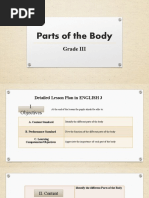 (LESSON PLAN) Parts of The Human Body and Their Functions | PDF ...