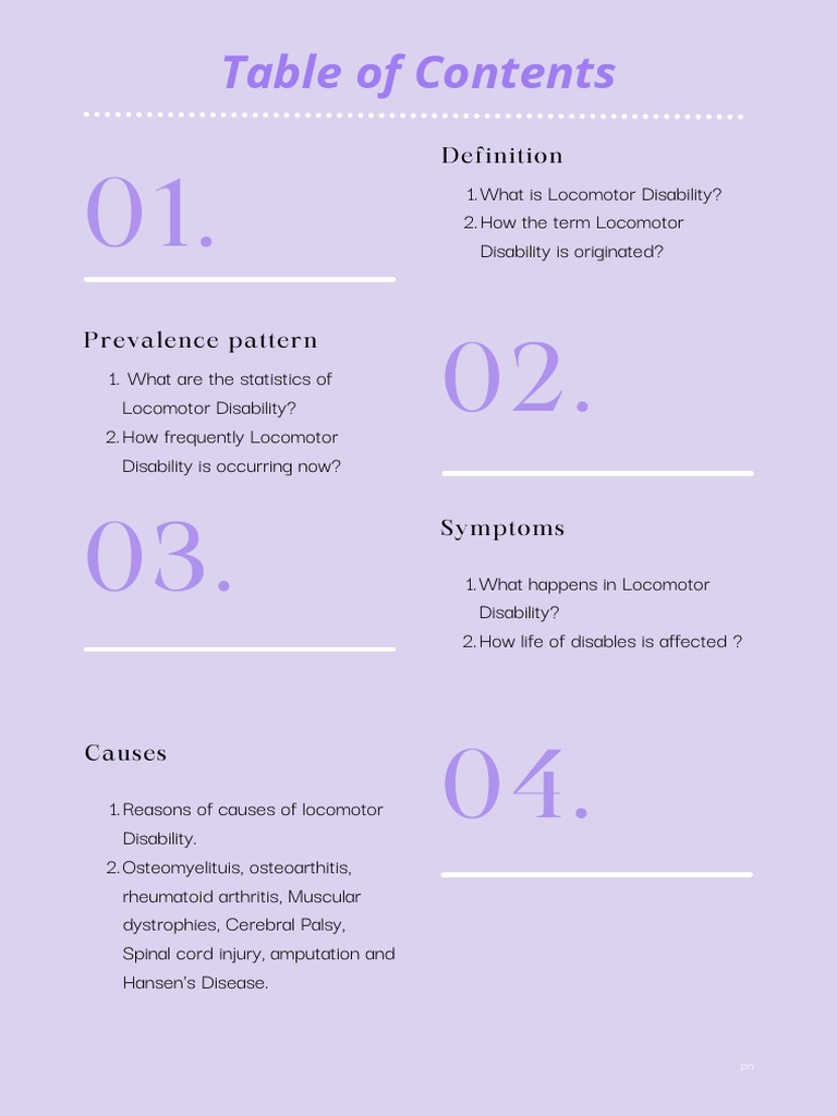 About Locomotor Disability | PDF | Osteoarthritis | Disability