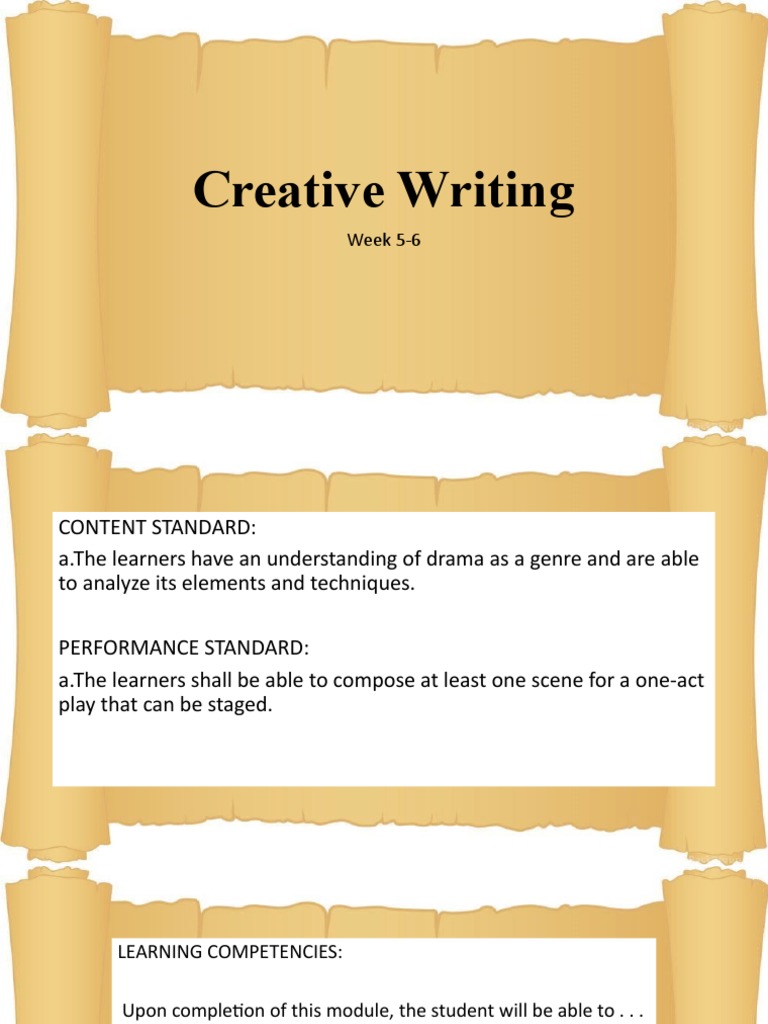 Creative Writing Week 5-6 | PDF | Intertextuality | Comedy